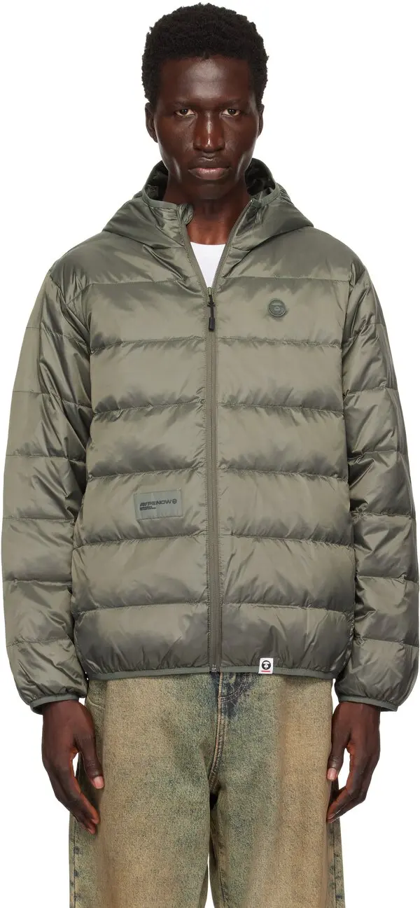 AAPE NOW PADDED ZIP UP JACKET A Bathing Ape Aape Now' Down Jacket